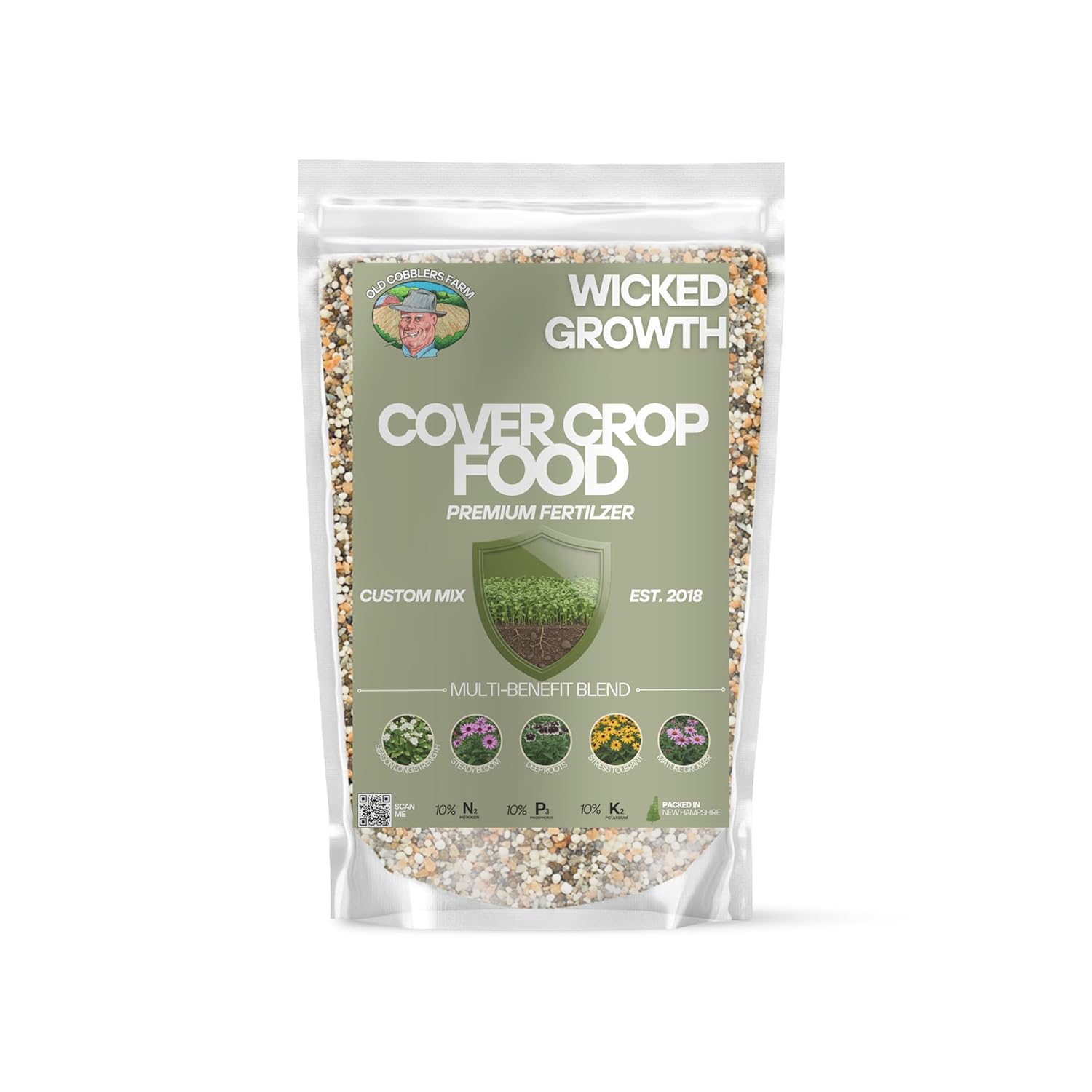 Old Cobblers Farm™ Cover Crop Food - Premium Fertilizer - Improves Soil ...