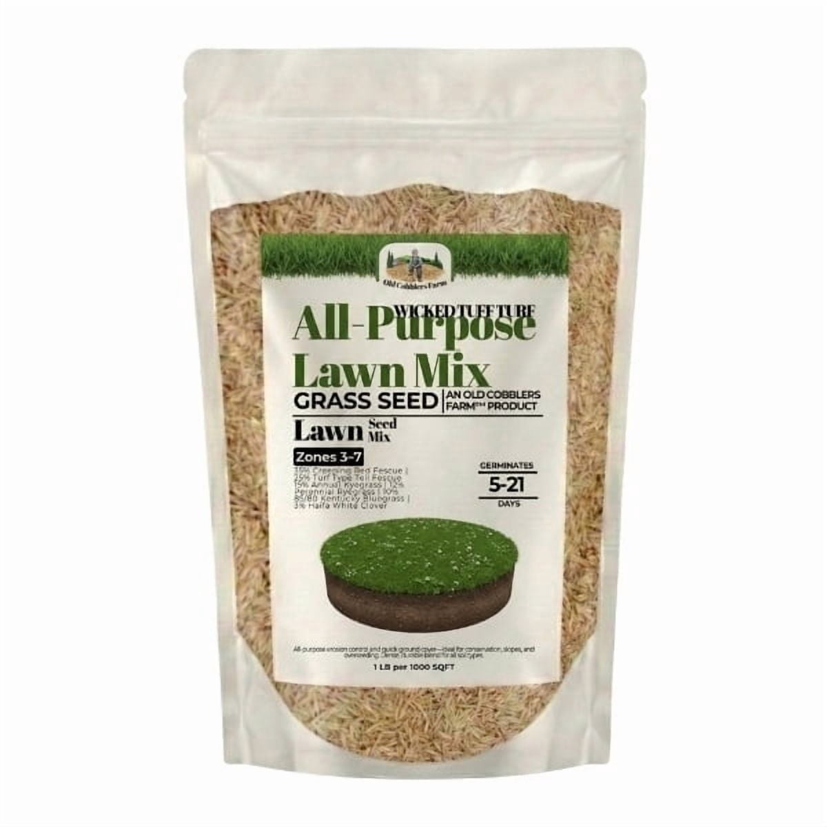 Old Cobblers Farm™ Wicked Tuff Turf All-Purpose Lawn Mix – VT ...
