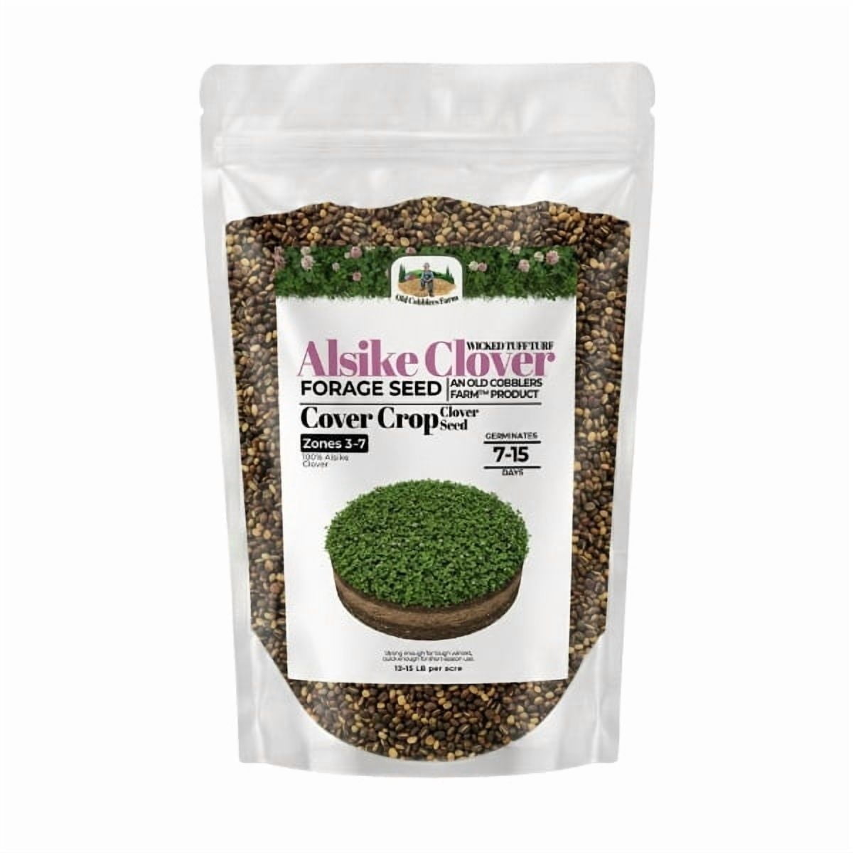 Old Cobblers Farm™ Wicked Tuff Turf Alsike Clover (Legumes) (5 lbs | 10 ...