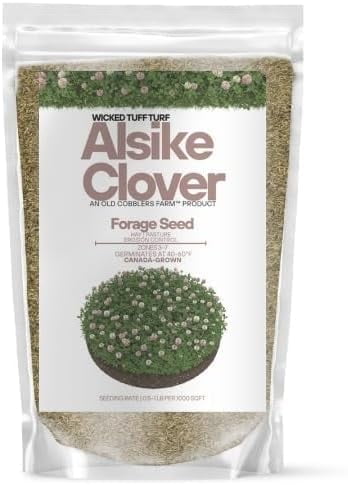 Old Cobblers Farm™ Wicked Tuff Turf Alsike Clover (Canada-grown, “White ...