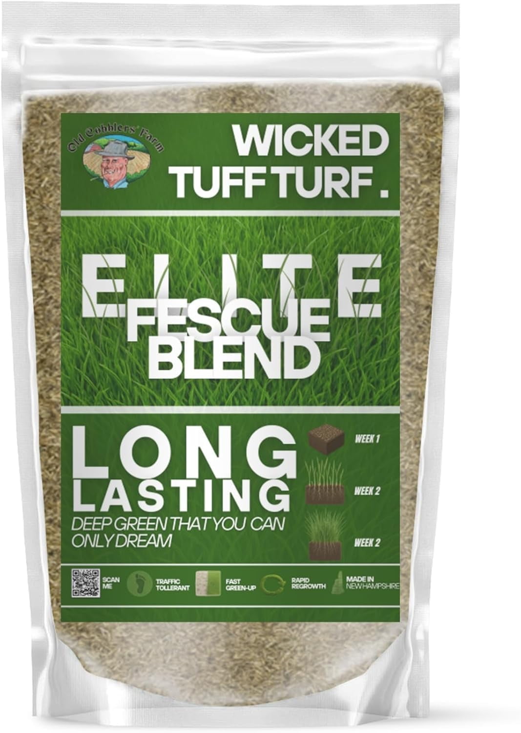Old Cobblers Farm™ Wicked Tuff Turf Elite Fescue Blend – High-Density ...