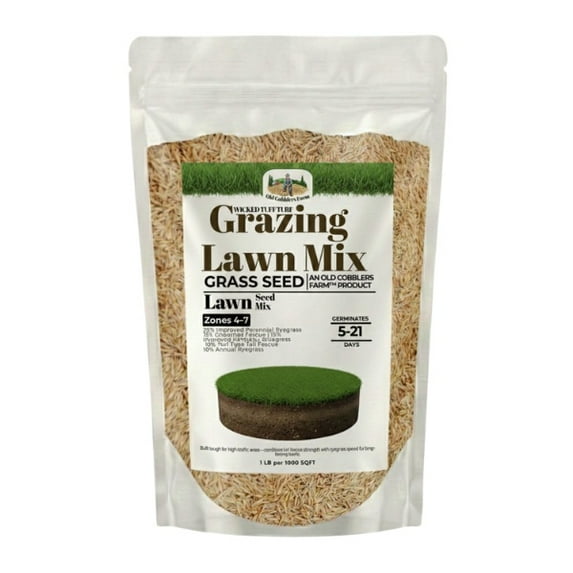 Old Cobblers Farm™ Wicked Tuff Turf Grazing Lawn Mix – Dual-Purpose ...