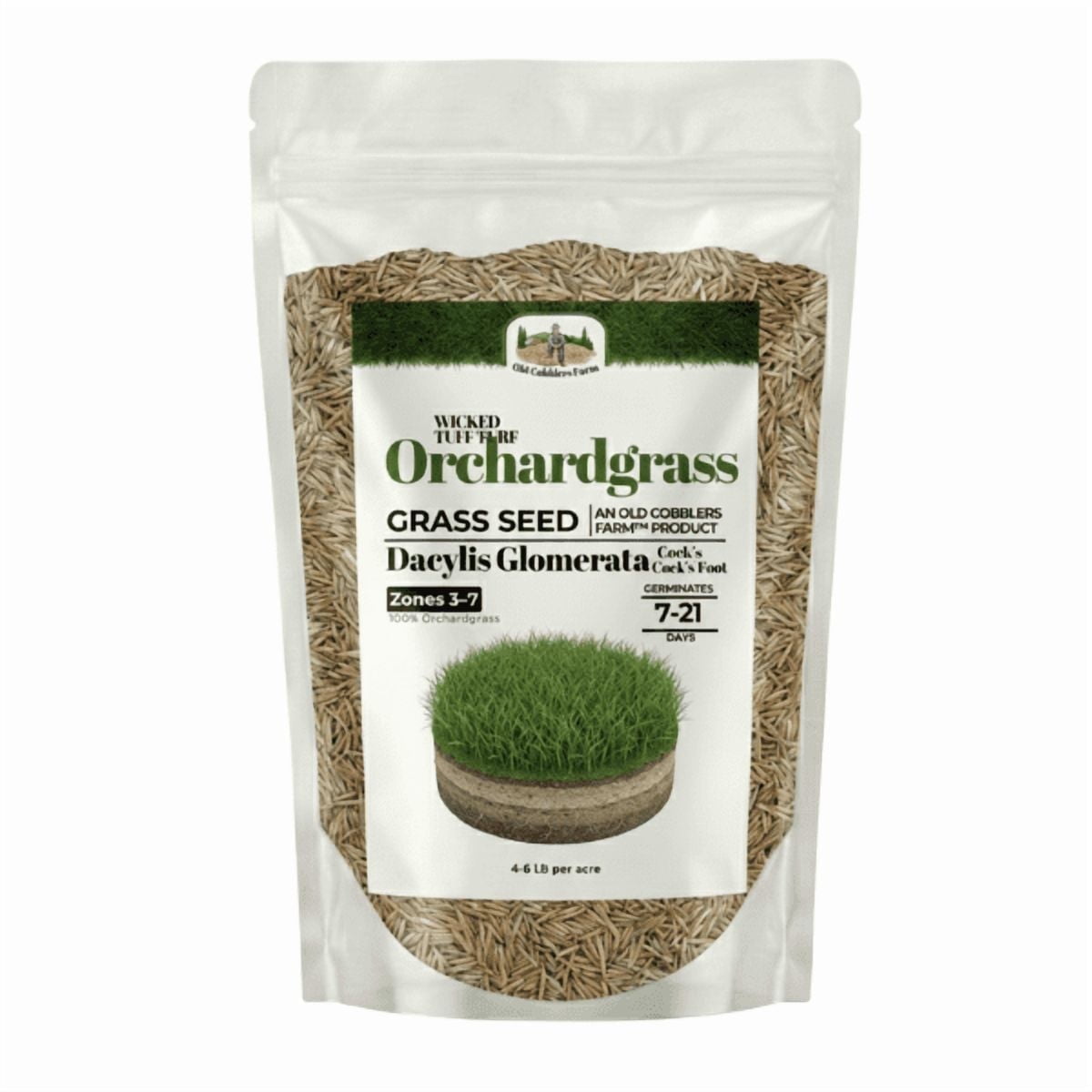 Old Cobblers Farm™ Wicked Tuff Turf Orchardgrass (Grasses) (5 lbs | 10 ...