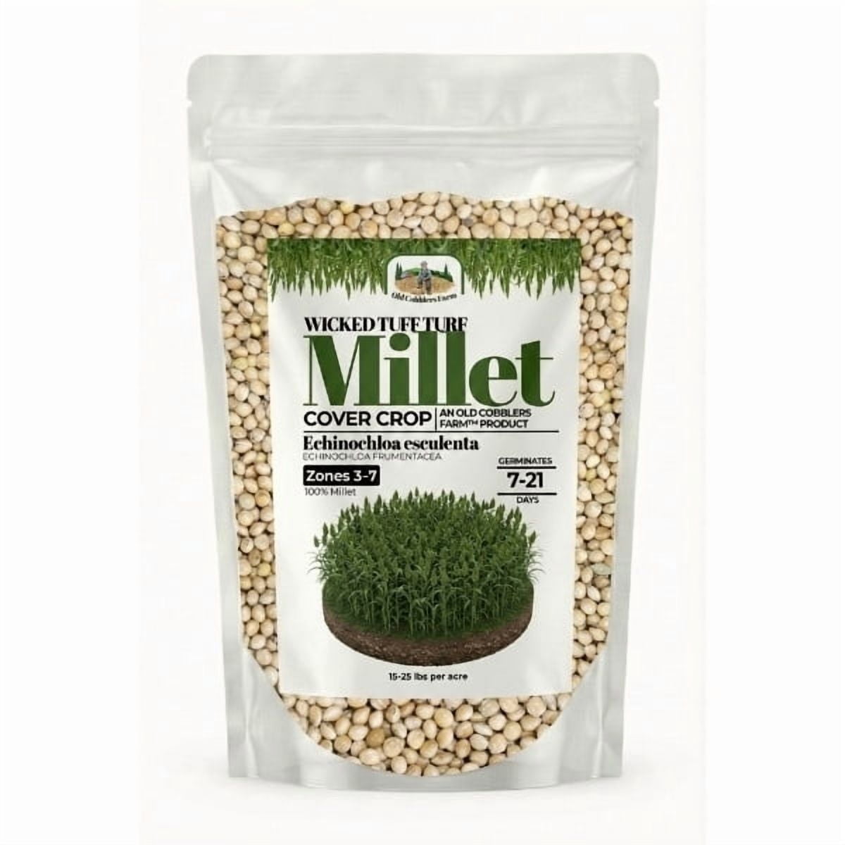 Old Cobblers Farm™ Wicked Tuff Turf Millet (Other Forages) (5 lbs | 10 ...