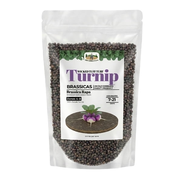Old Cobblers Farm™ Wicked Tuff Turf Turnip (Brassicas) (5 lbs | 10 lbs ...