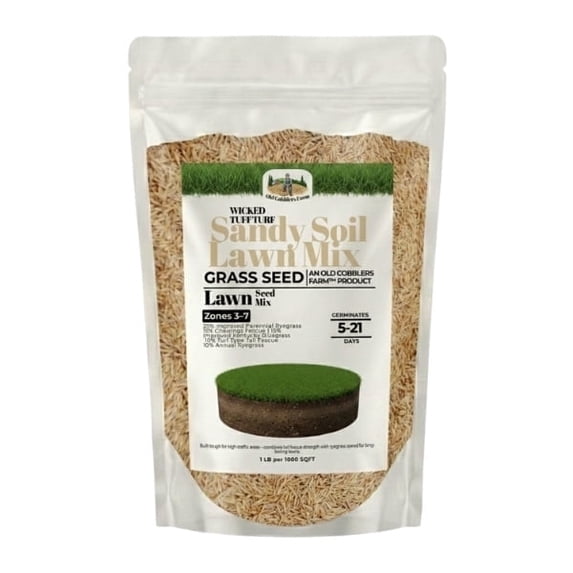 Old Cobblers Farm™ Wicked Tuff Turf Sandy Soil Lawn Mix – Deep Root ...