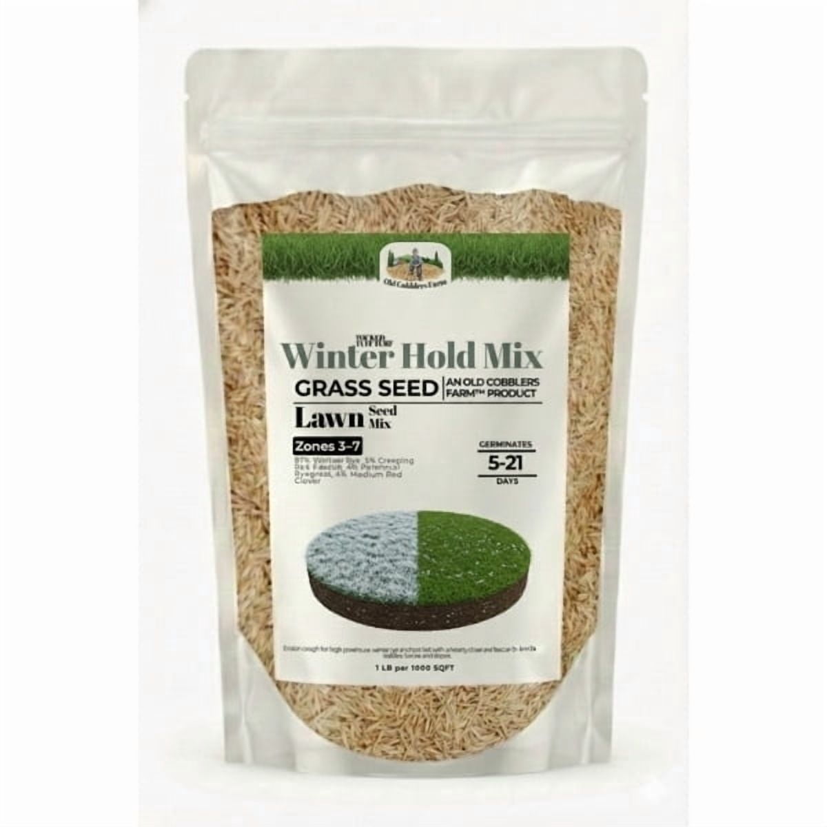 Old Cobblers Farm™ Wicked Tuff Turf Winter Hold Mix – Cold-Season Lawn ...