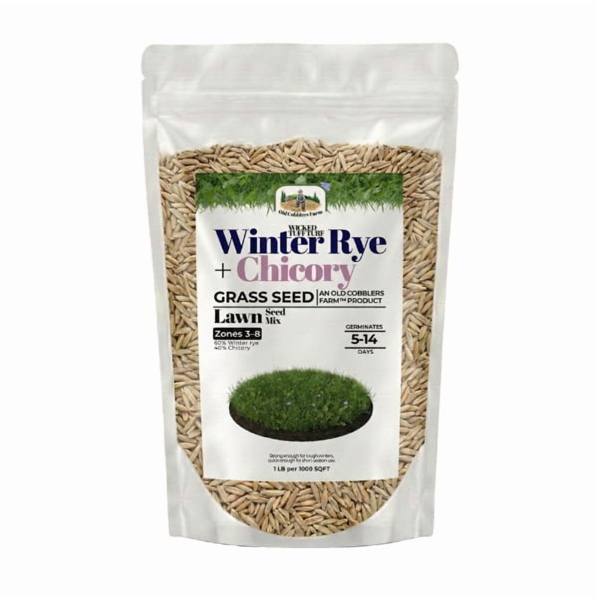 Old Cobblers Farm™ Winter Rye + Chicory Seed Mix (5 lbs | 10 lbs | 15 ...