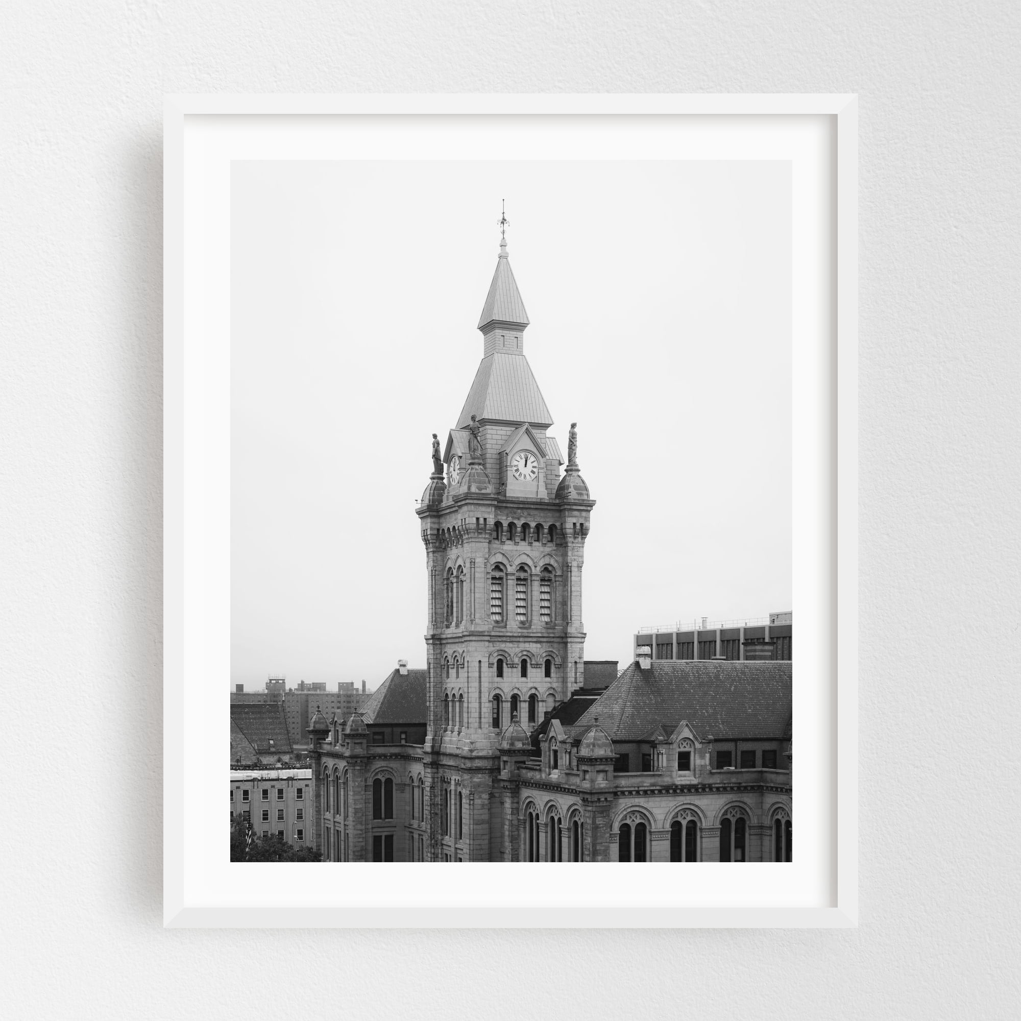 Old County Hall, Buffalo B&W - Buffalo New York Photography ...