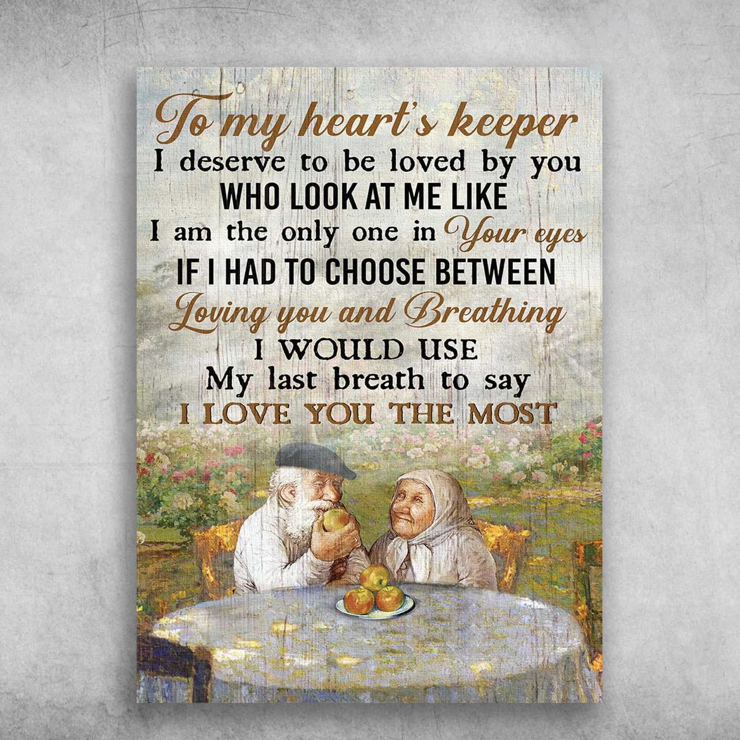 Old Couple - To My Heart's Keeper, I Deserve To Be Loved By You, Who ...