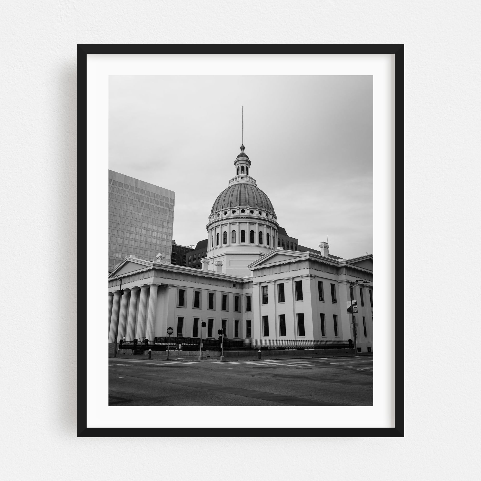 Old Courthouse, St. Louis B&W - St. Louis Missouri Photography Black ...
