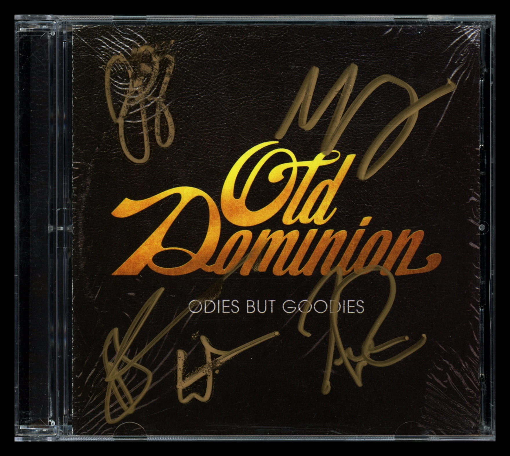 Old Dominion Autographed "Odies But Goodies" CD Cover Signed By All 5 ...