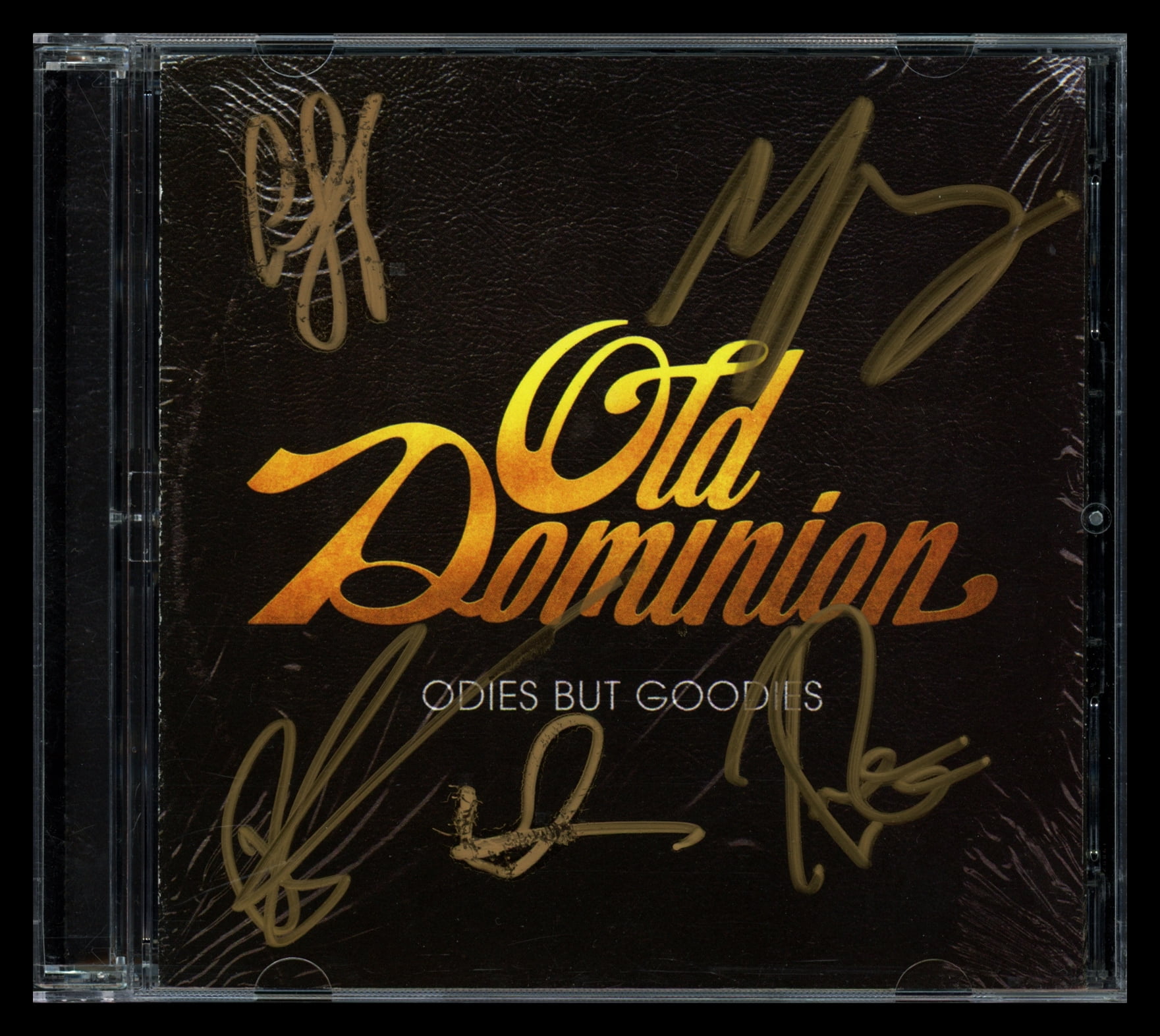 Old Dominion Autographed "Odies But Goodies" CD Cover Signed By All 5 ...