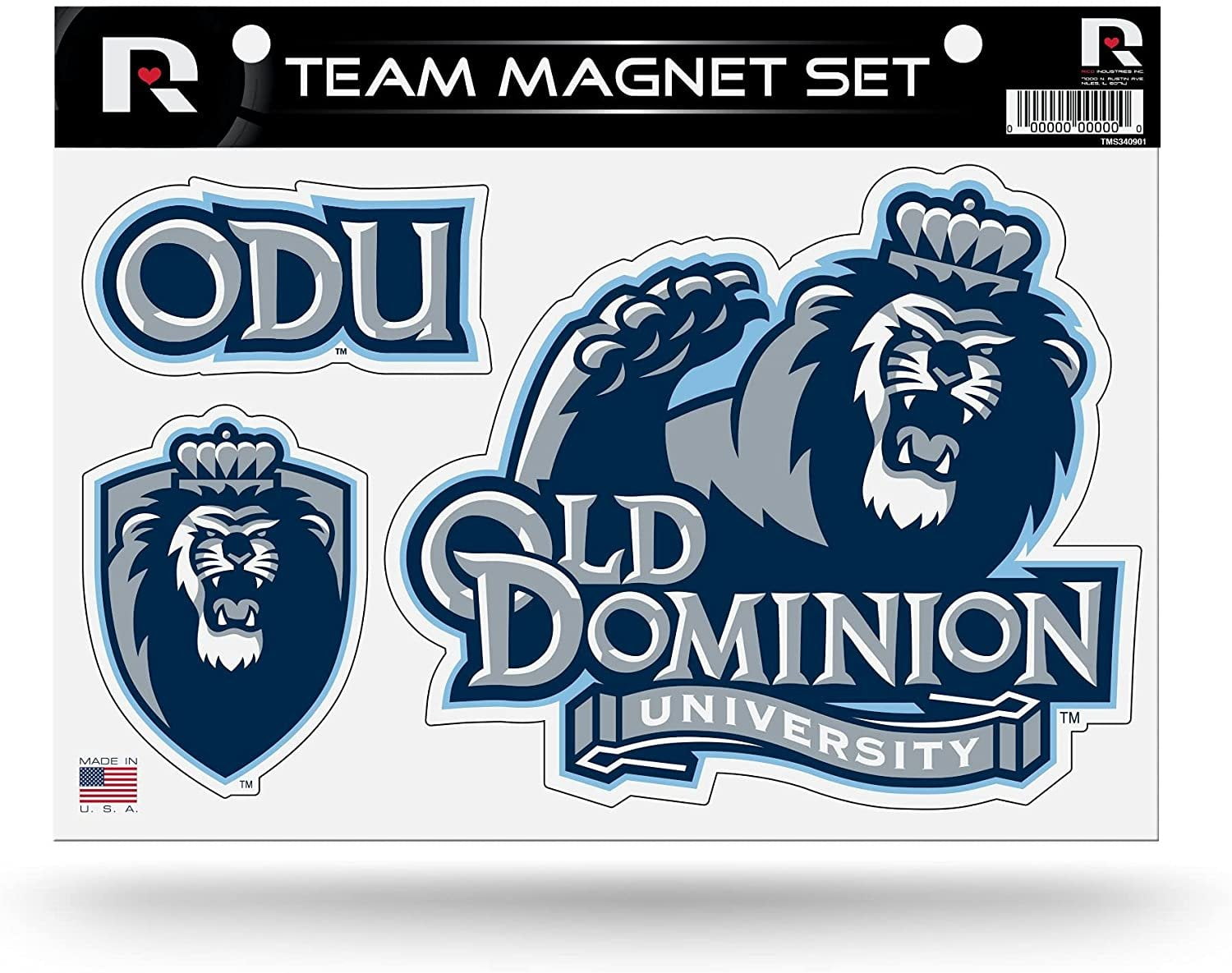Old Dominion University Monarchs Multi Magnet Sheet Shape Cut 8x11 Inch ...