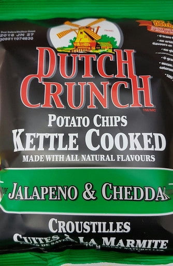 Old Dutch, Dutch Crunch, Jalapeno & Cheddar 40g/1.4oz Chips (40pk ...