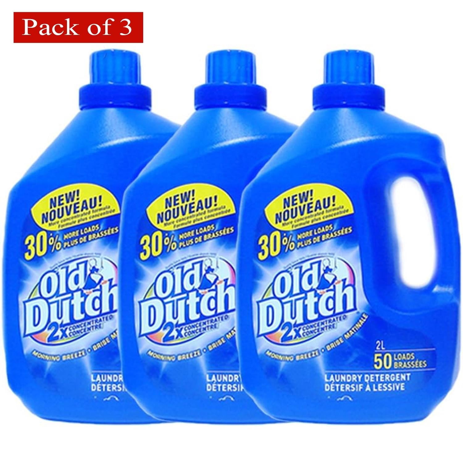 Old Dutch Liquid Laundry Detergent - Morning Breeze (2L) (Pack Of 3 ...
