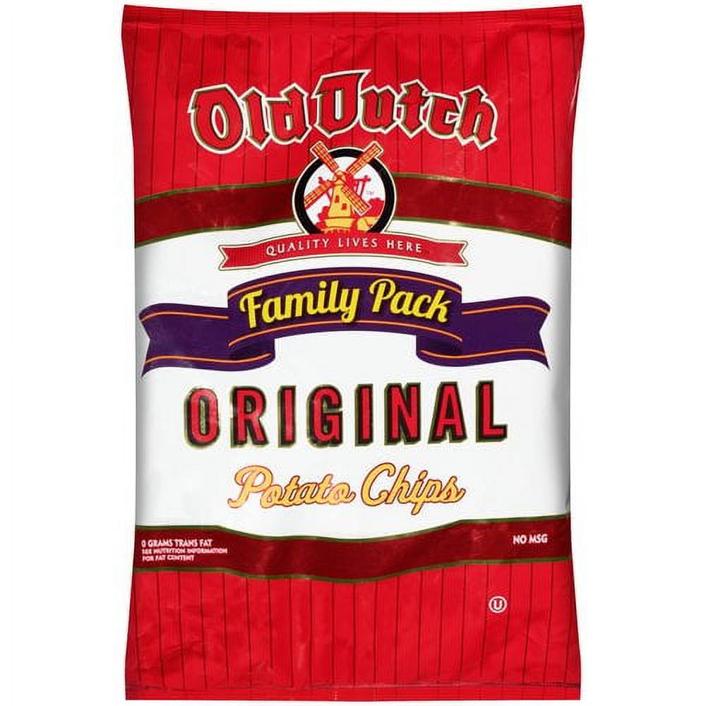 Old Dutch Original Potato Chips Family Pack, 10 Oz. - Walmart.com
