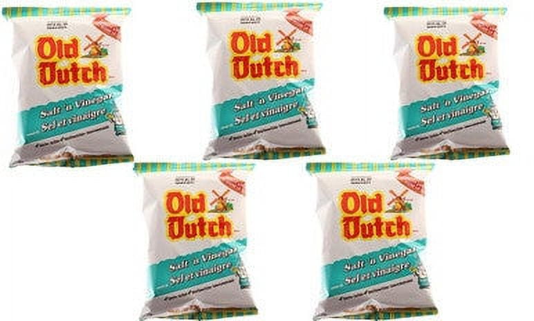 Old Dutch Salt and Vinegar Potato Chips, 5 Bags x 40g/1.4 oz - Walmart.com