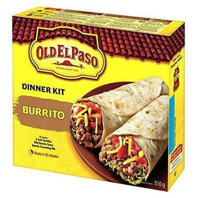 Old El Paso Burrito Dinner Kit, 510 gram/18 oz - Walmart.com
