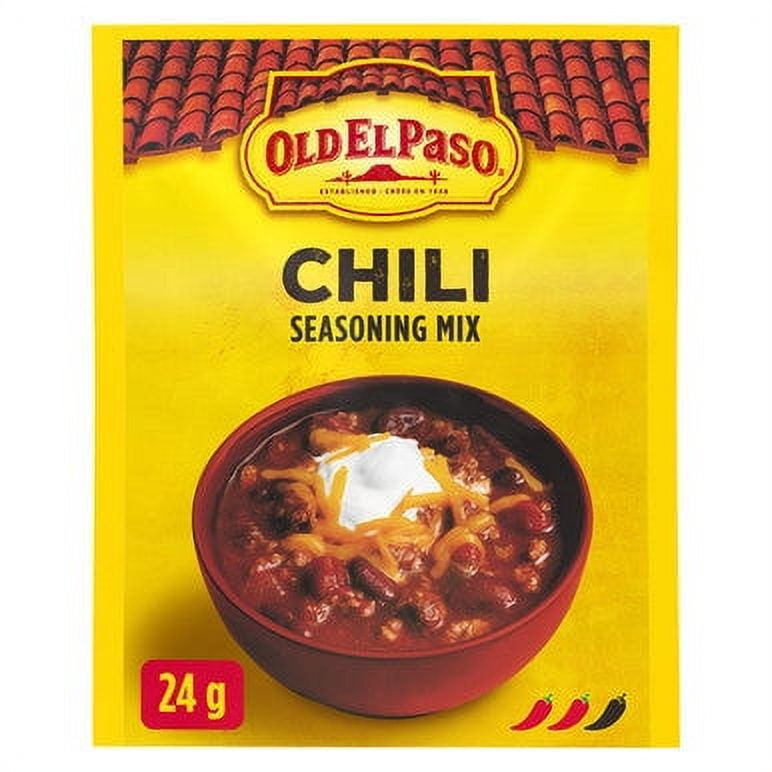 Old El Paso, Chili Seasoning Mix, 24g/0.8oz for Tacos & More - Walmart.com