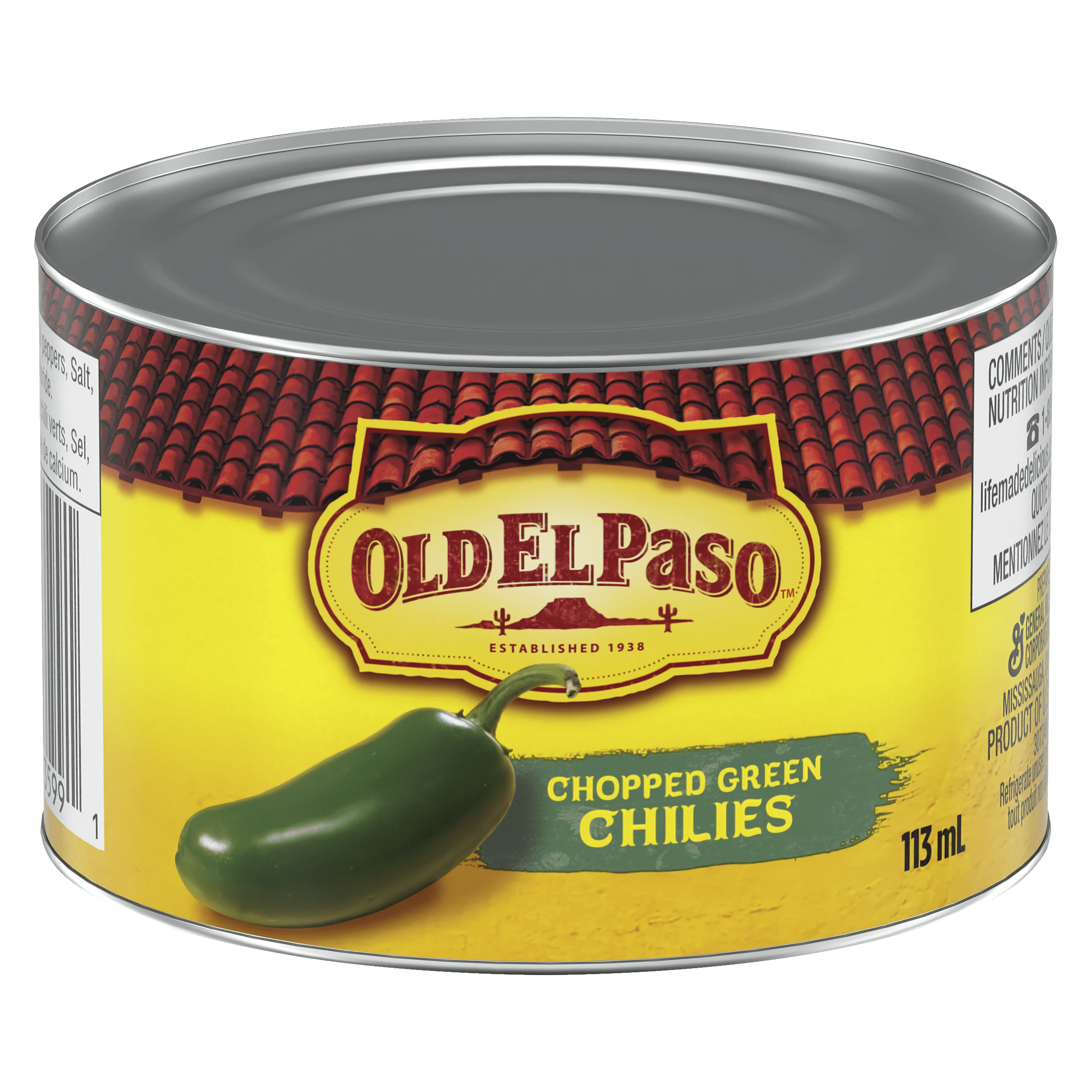 Old El Paso Chopped Green Chilies, 113mL/4 oz - Walmart.com