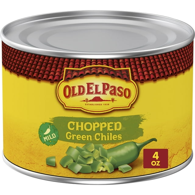 Old El Paso Mild Chopped Green Chiles, 4 oz. - Walmart.com