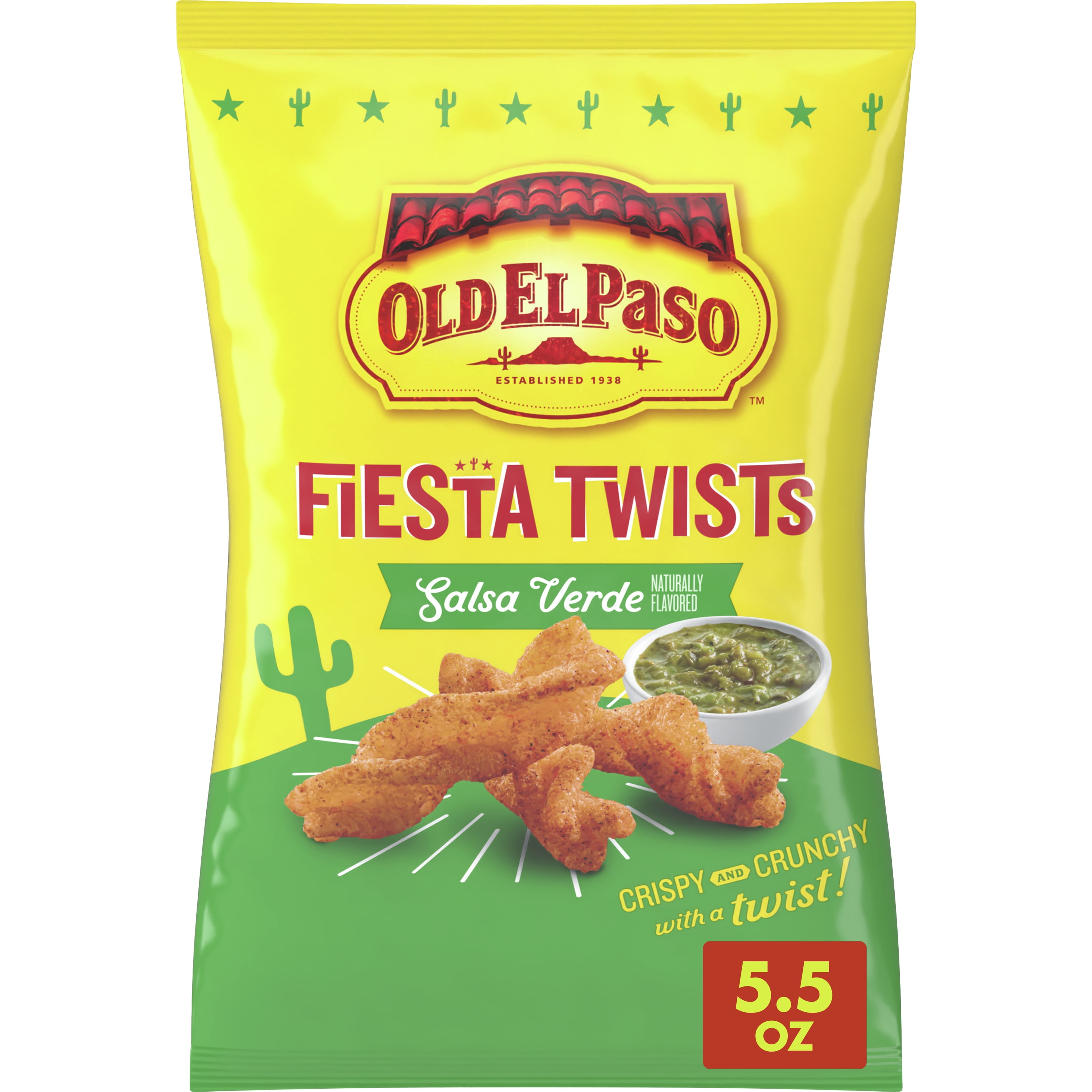 Old El Paso Salsa Verde Fiesta Twists, 5.5 OZ - Walmart.com