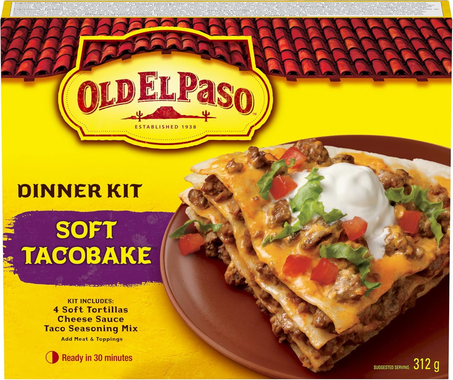 Old El Paso Soft Taco Bake Dinner Kit – 312g / 11.0 oz - Walmart.com
