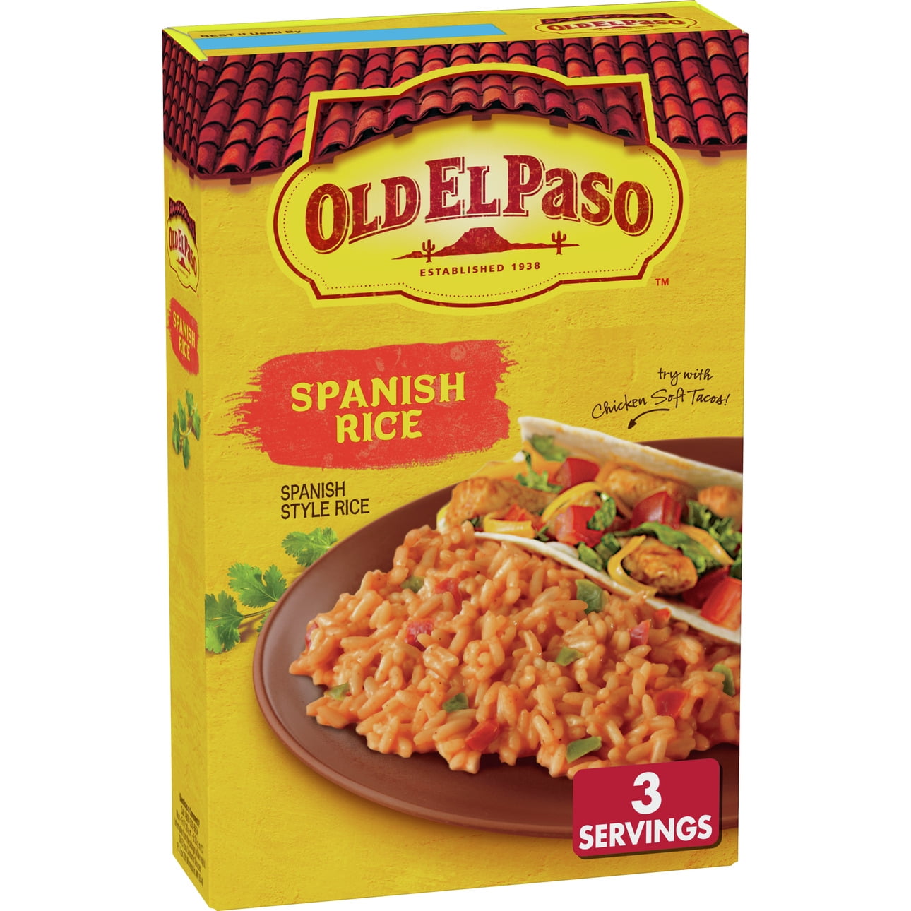 Old El Paso Ready Seasoned Spanish Rice, Mexican Side Dish, 7.6 oz ...