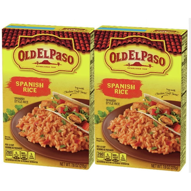 Old El Paso Spanish Rice Mix - 7.6oz pack of 2 - Walmart.com