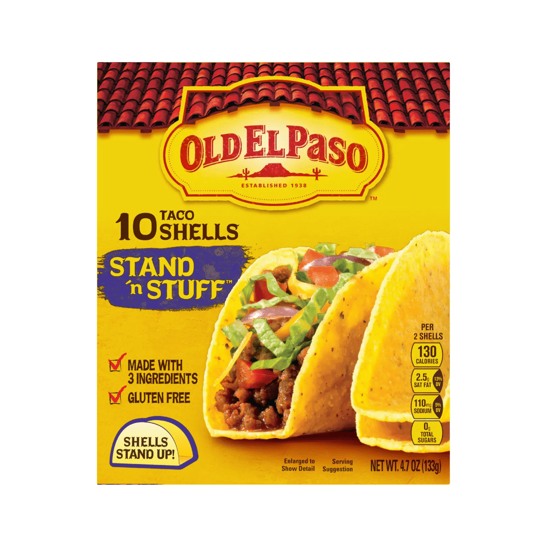 Old El Paso Stand 'N Stuff Taco Shells, 10 ct - Walmart.com