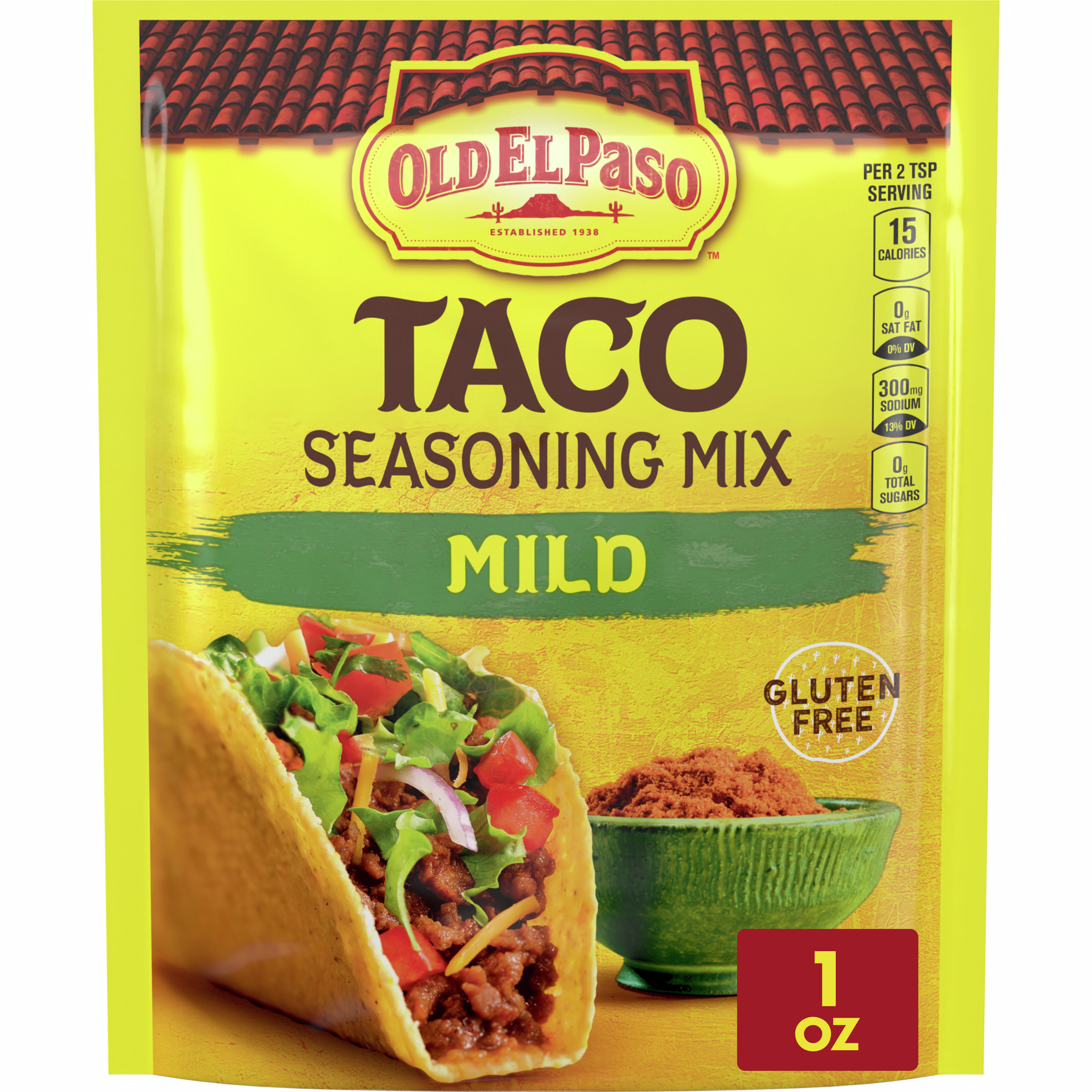 Taco Bell Mild Taco Seasoning Mix, 1 oz Packet - Walmart.com