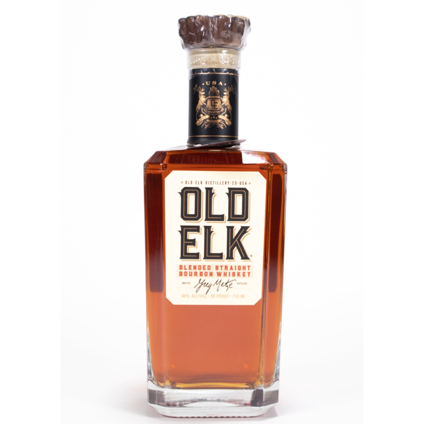 Old Elk Blended Straight Bourbon Aged 3 YR, 750 ml Bottle, 44% ABV ...