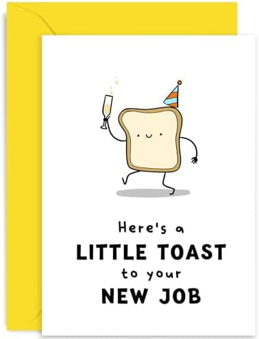 Old English Co. Funny New Job Card for Friends - Congratulations Well ...