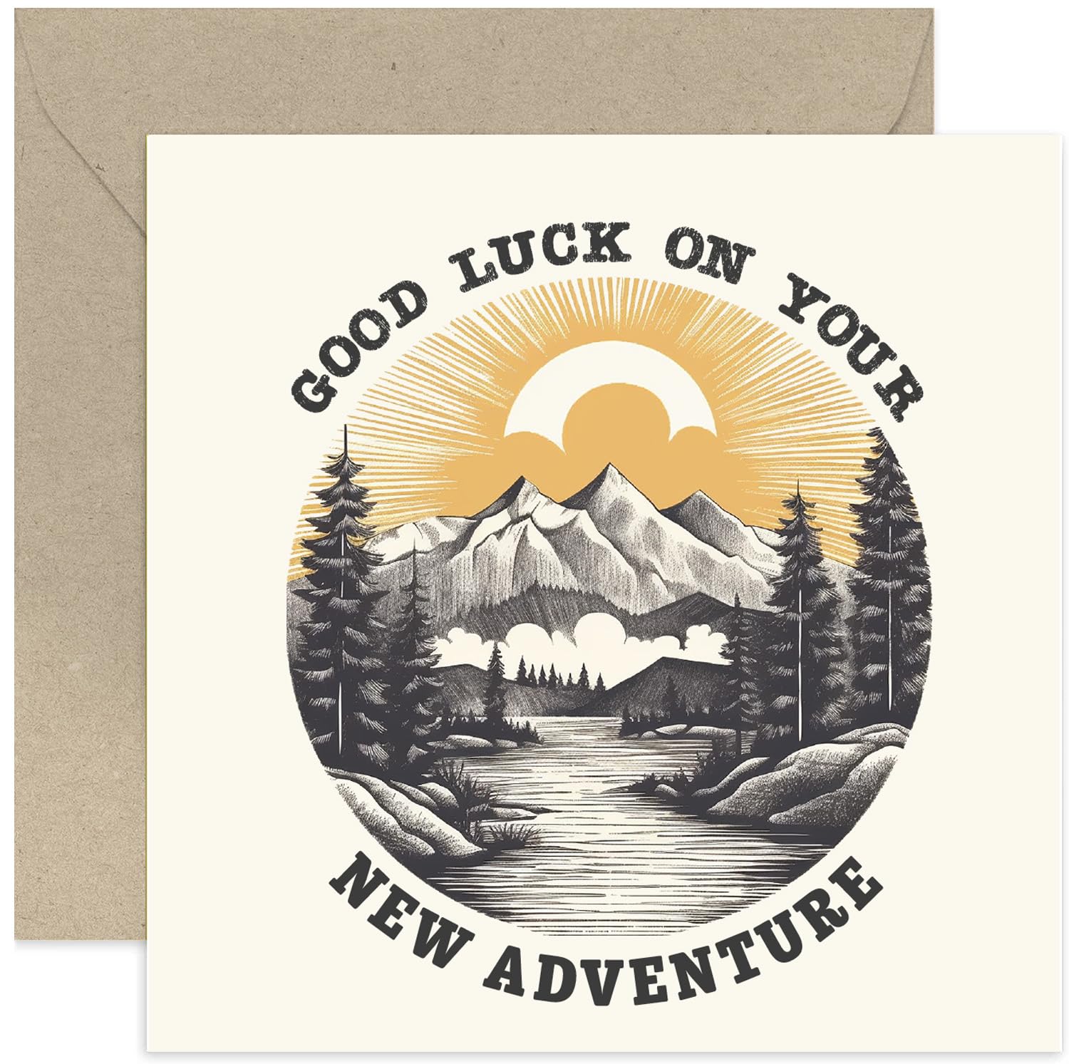 Old English Co. Good Luck Card for Man - Adventure' Adult Teenager ...