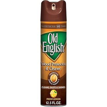 Old English Wood Cleaner Furniture Polish Spray, Lemon 12.50 oz (Pack ...