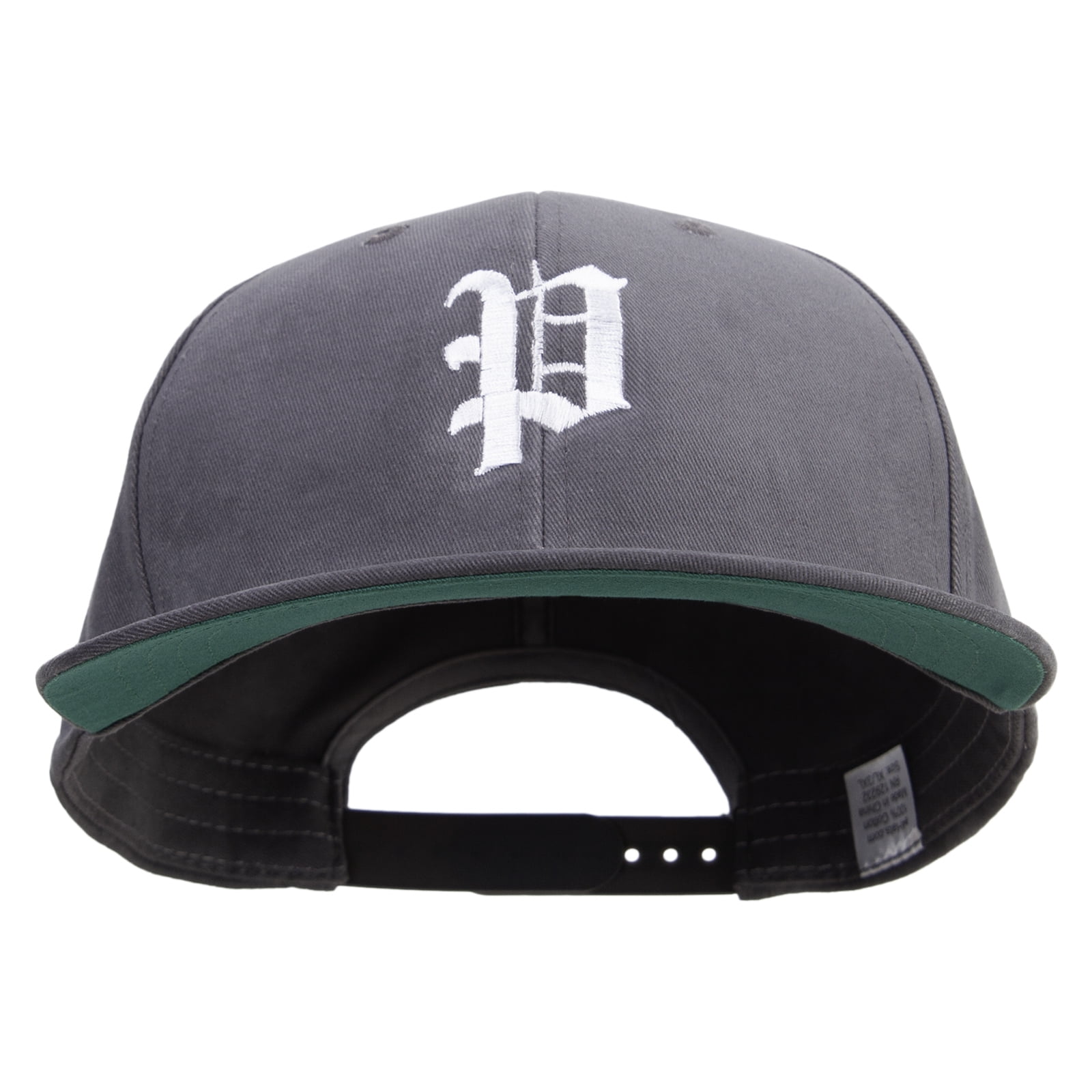 Old English P Embroidered Brushed Cotton Twill High Profile Extra Size ...