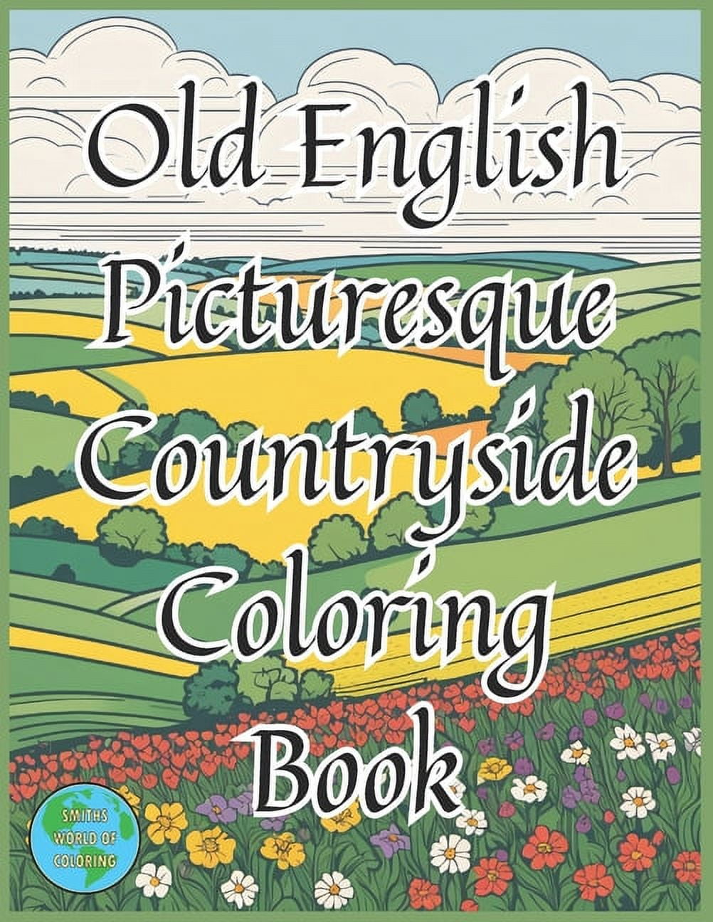 Old English Picturesque Countryside Coloring Book's: Old English ...