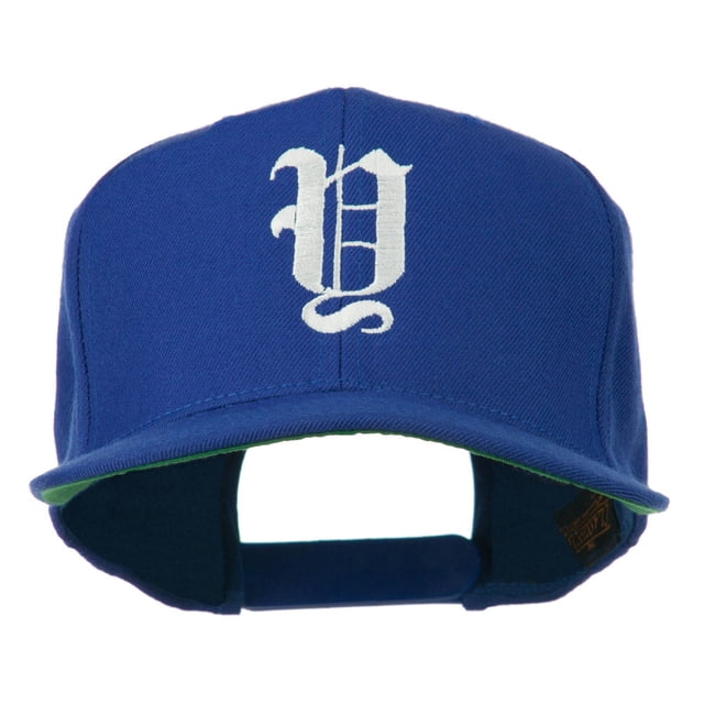 Old English Y Embroidered Cap - Royal OSFM - Walmart.com