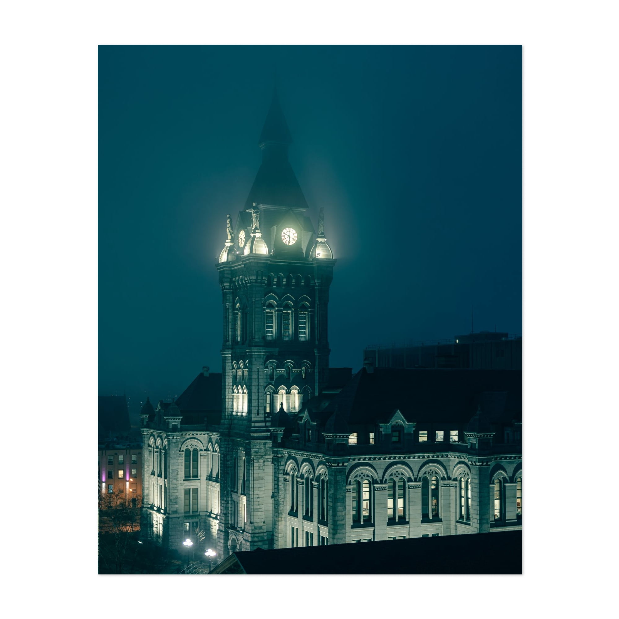 Old Erie County Hall, Buffalo - Buffalo New York Photography Night Sky ...
