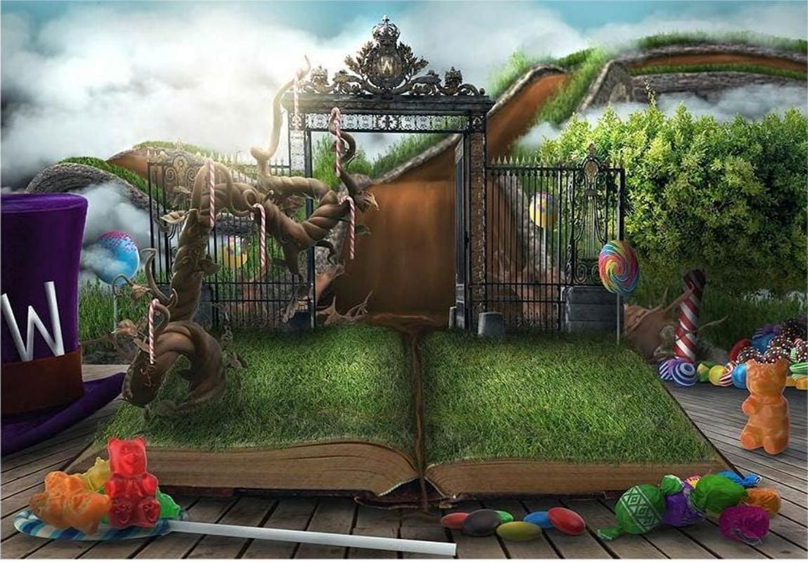 Old Fairy Tale Backdrop for Photography Myth Magic Aladdin Bottle Lamp ...