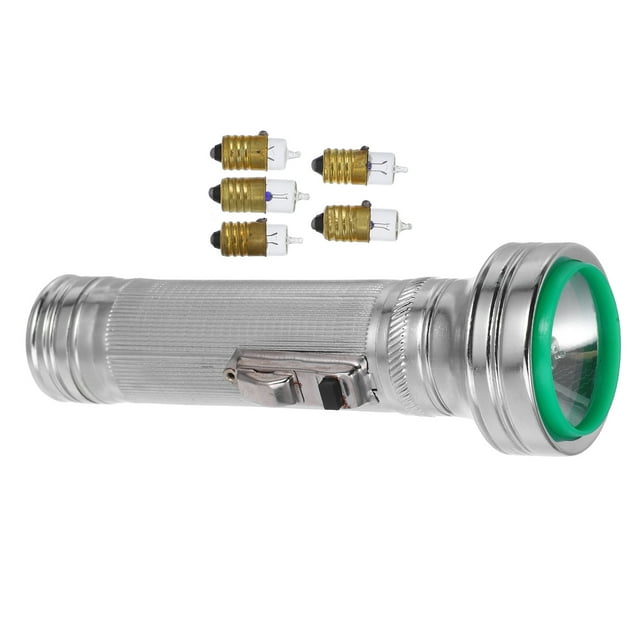 Old-Fashioned 80's Flashlight Iron Outdoor Household Portable Vintage ...