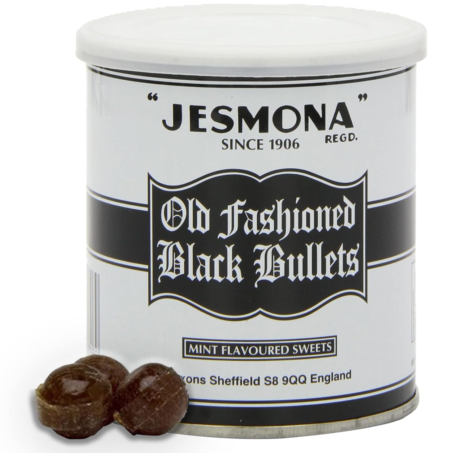 Old Fashioned Black Mint Flavored Hard Candy | Hard Boiled British ...