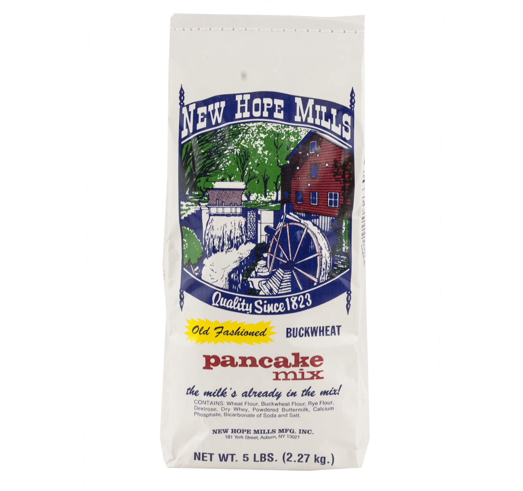 Old Fashioned Buckwheat Pancake GGA1 Mix, New Hope Mills, 5 lbs ...
