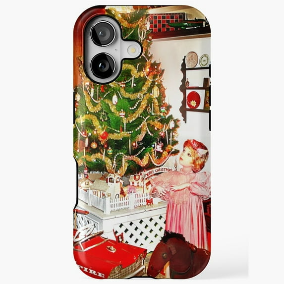 Old Fashioned Christmas Retro Festive Celebration for iPhone 17 to 11 ...