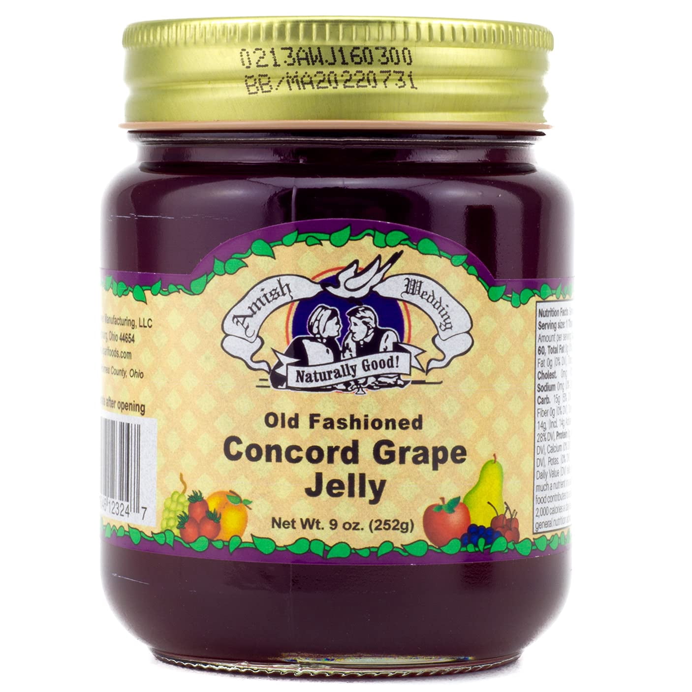 Old Fashioned Concord Grape Jelly - 9 oz - 2 Jars - Walmart.com