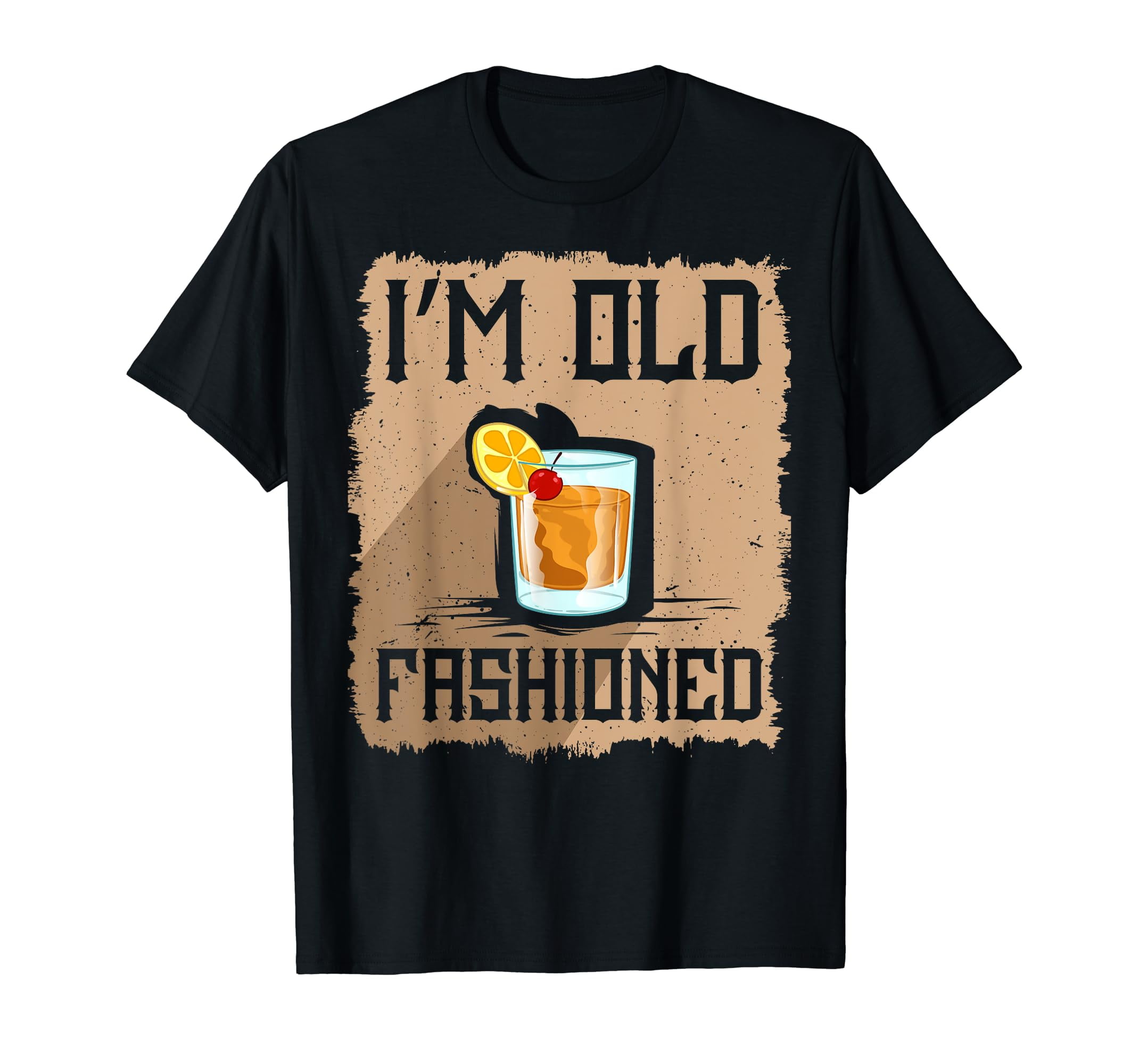 Old Fashioned Drink Cocktail Recipe Whiskey T-Shirt - Walmart.com