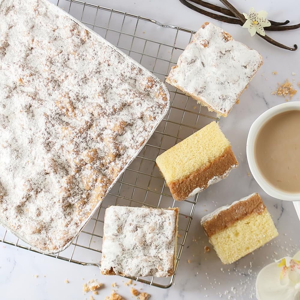 Old Fashioned Favorite Crumb Cake Box of 2 Trays of 8x8 Dessert Cake ...