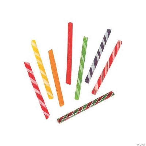 Fun Express Hard Candy Sticks Bulk 80 Pieces Vintage Nostalgic Candy ...