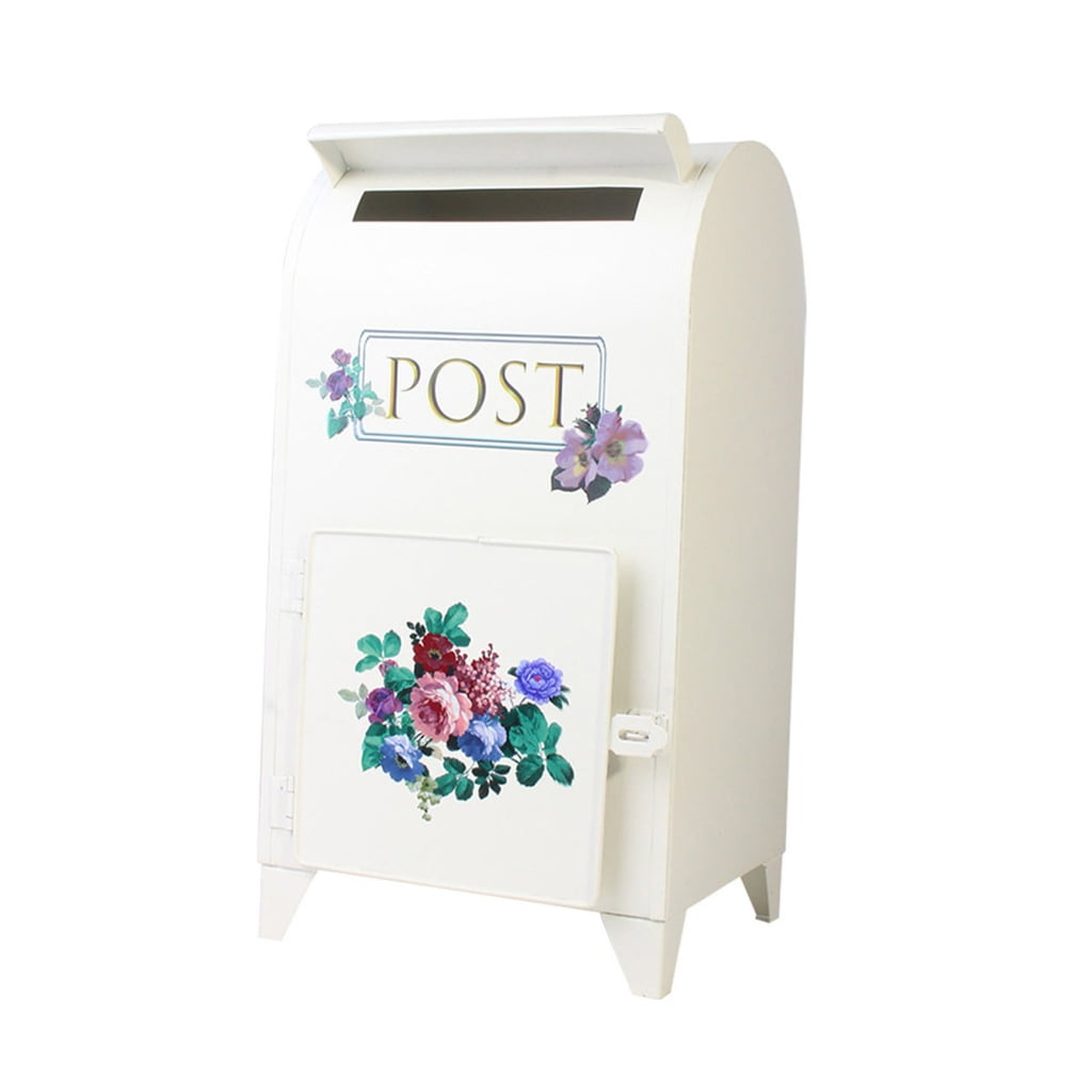 Old-Fashioned Historical Mailbox High Capacity Weather-Durable Metal ...